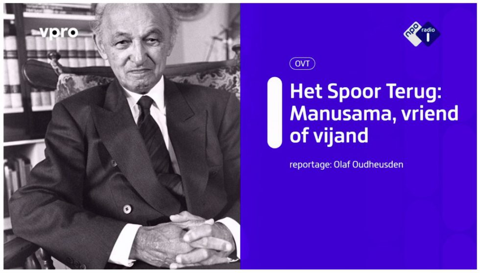 Geheim BVD persoonsdossier ir. Manusama bewijs vijandige houding ...